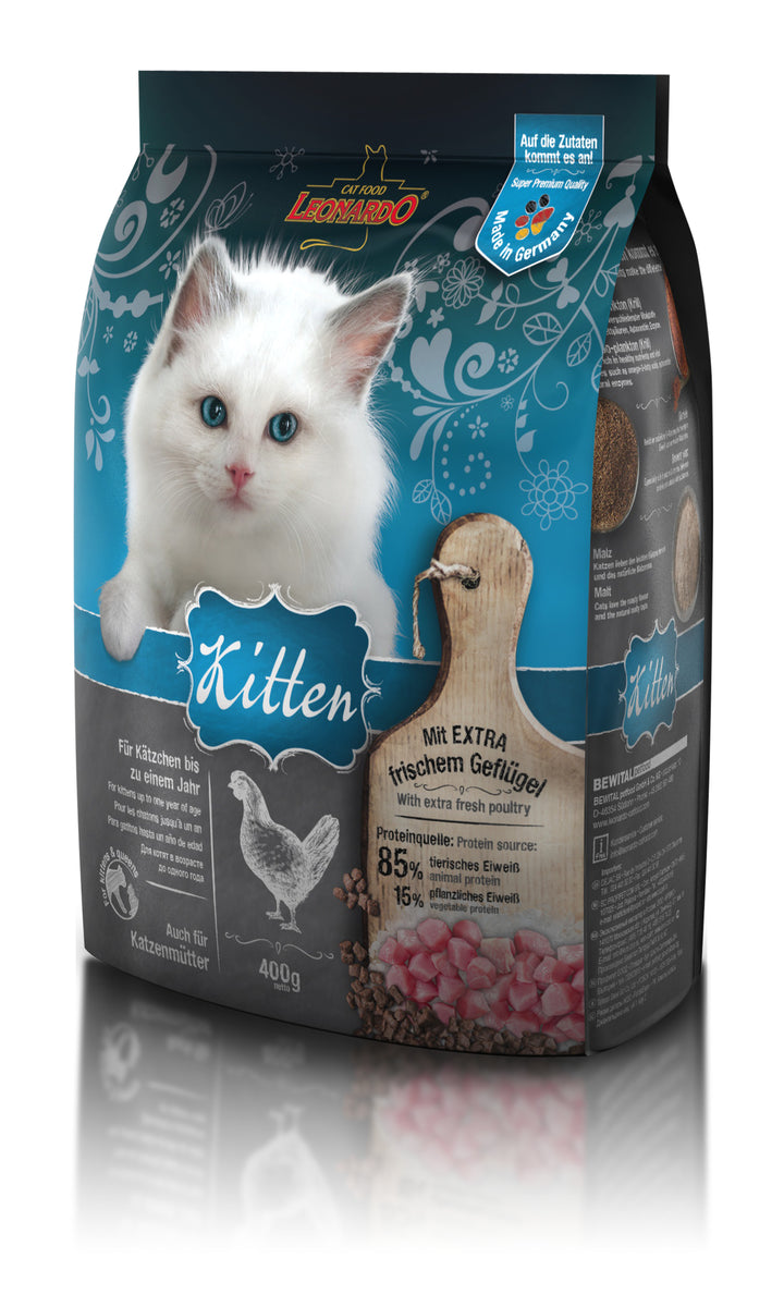 Fresh Best Dry LEONARDO Kitten Food Natural Fresh Pet Foot For Baby Cat ...